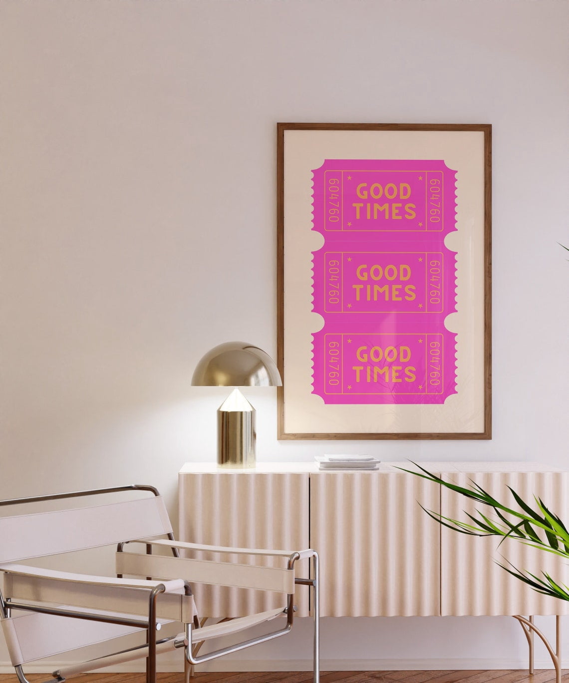 Modroom Good Times Ticket Wall Art Trendy Wall Art Good Times Print ...