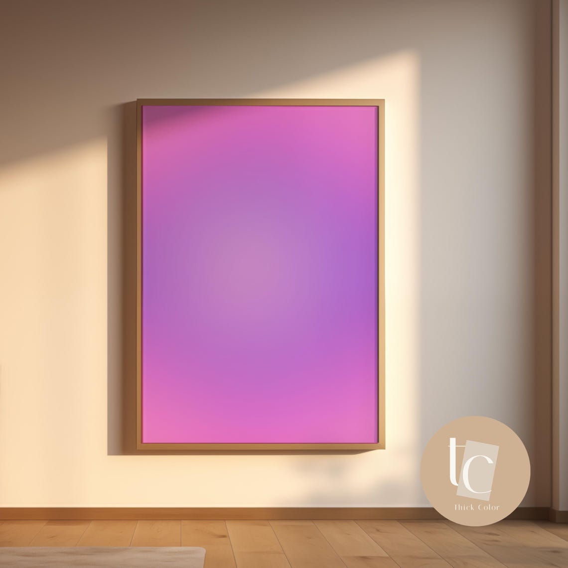 Modroom Gradient Wall Art Aura Poster Affirmation Poster Gradient Print ...