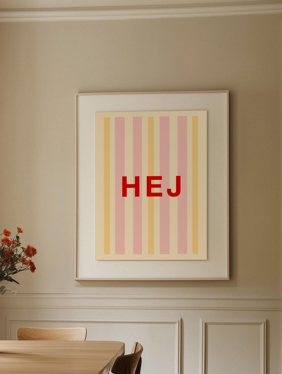 Modroom Hej Poster - Hej Copenhagen Poster Denmark Vintage Coffee Shop ...