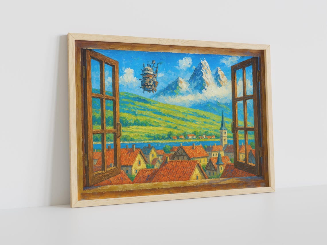 Modroom Howl'S Moving Castle Poster, Anime Poster, Howl'S Moving Castle ...
