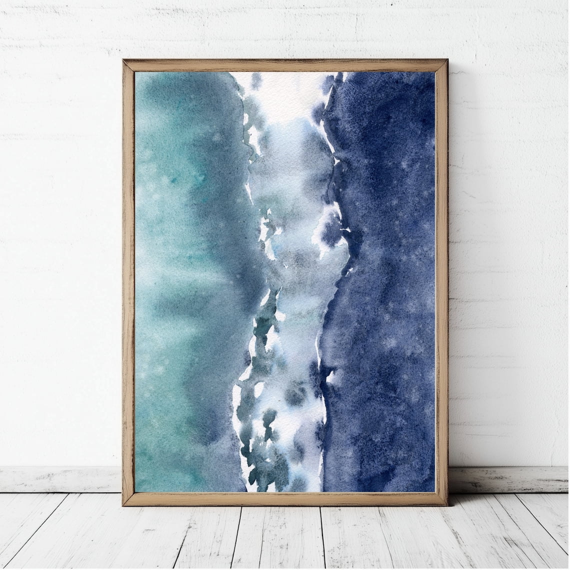 Modroom Iceland Painting Aerial Beach Black Sand Art Large Print ...
