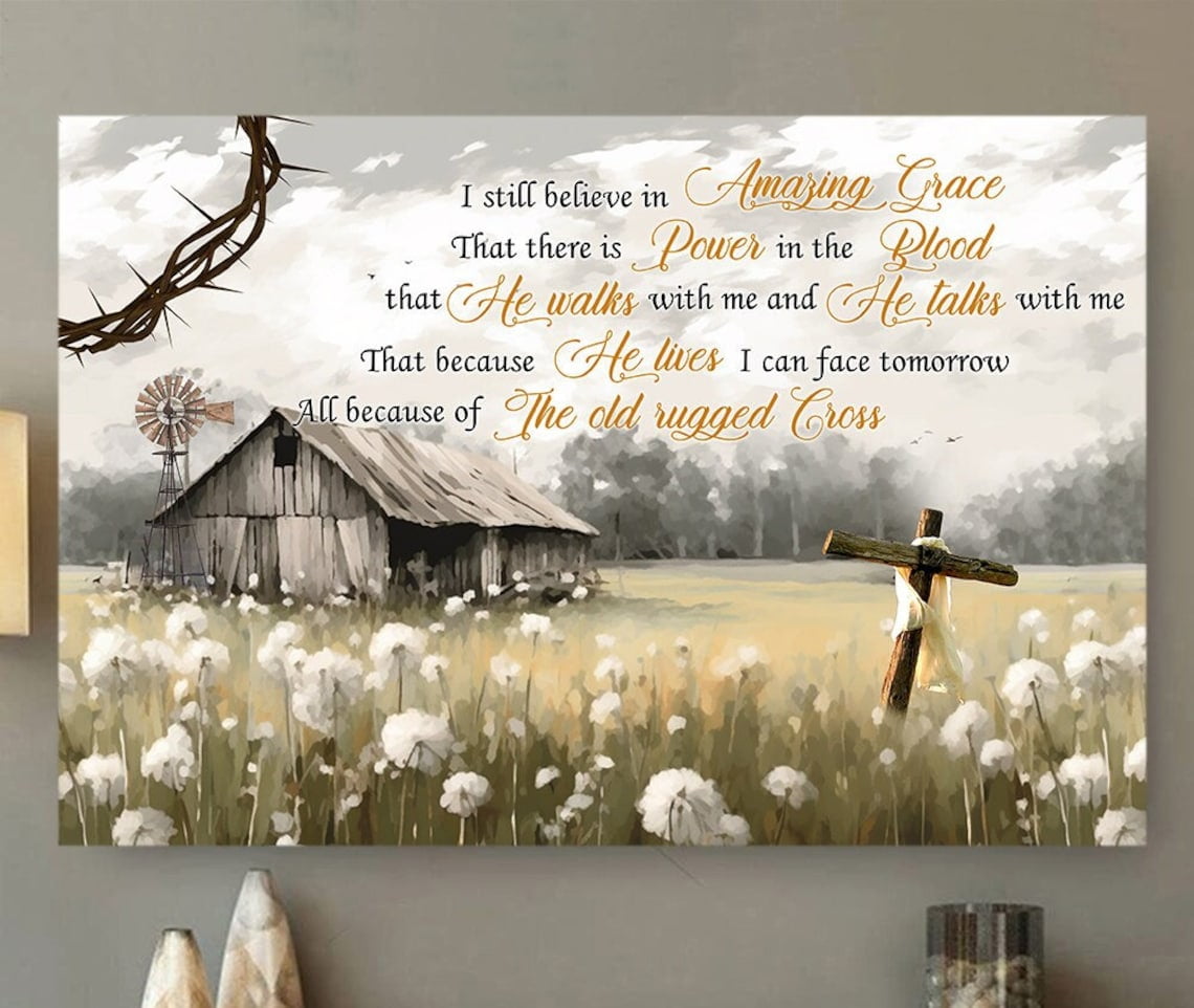 Modroom Jesus Poster, Inspirational Faith Wall Art, Rustic Religious ...