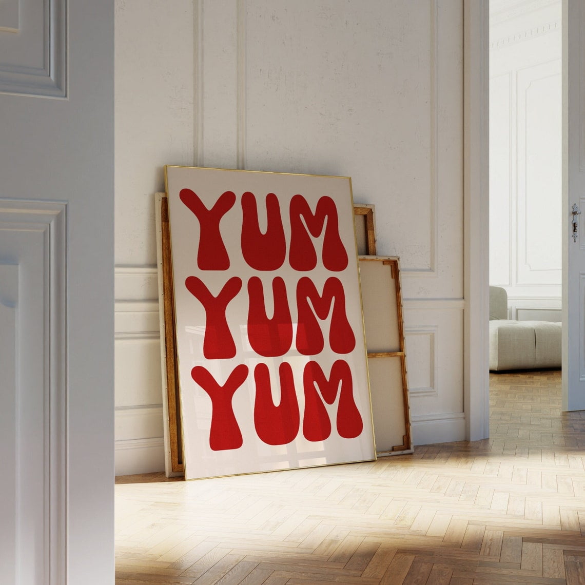 Modroom Kitchen Print Trendy Quote Poster For Kitchen Typography Print ...