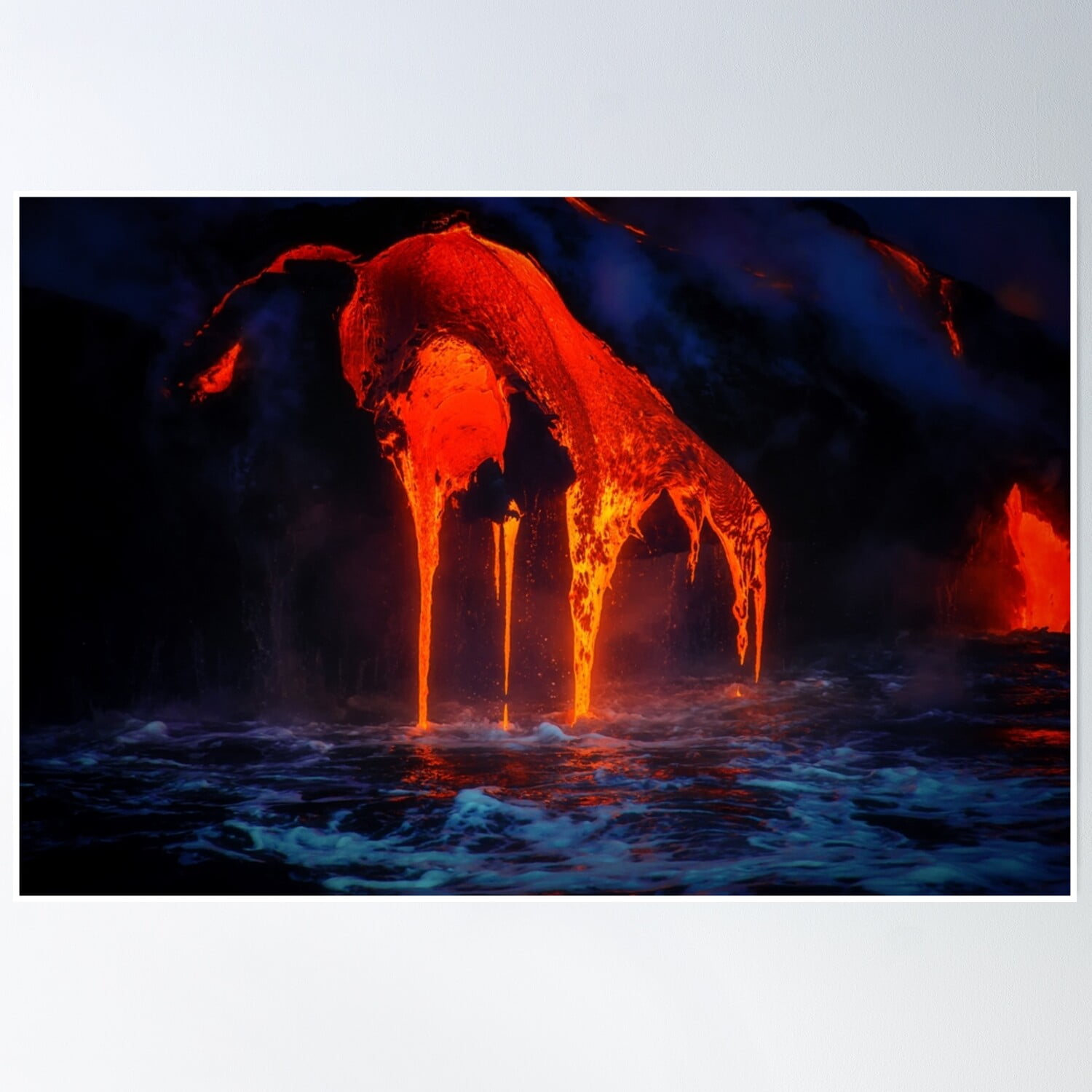 Modroom Lava Poster Wall Art, Modern Wall Decor, 8x12 UNFRAMED ...
