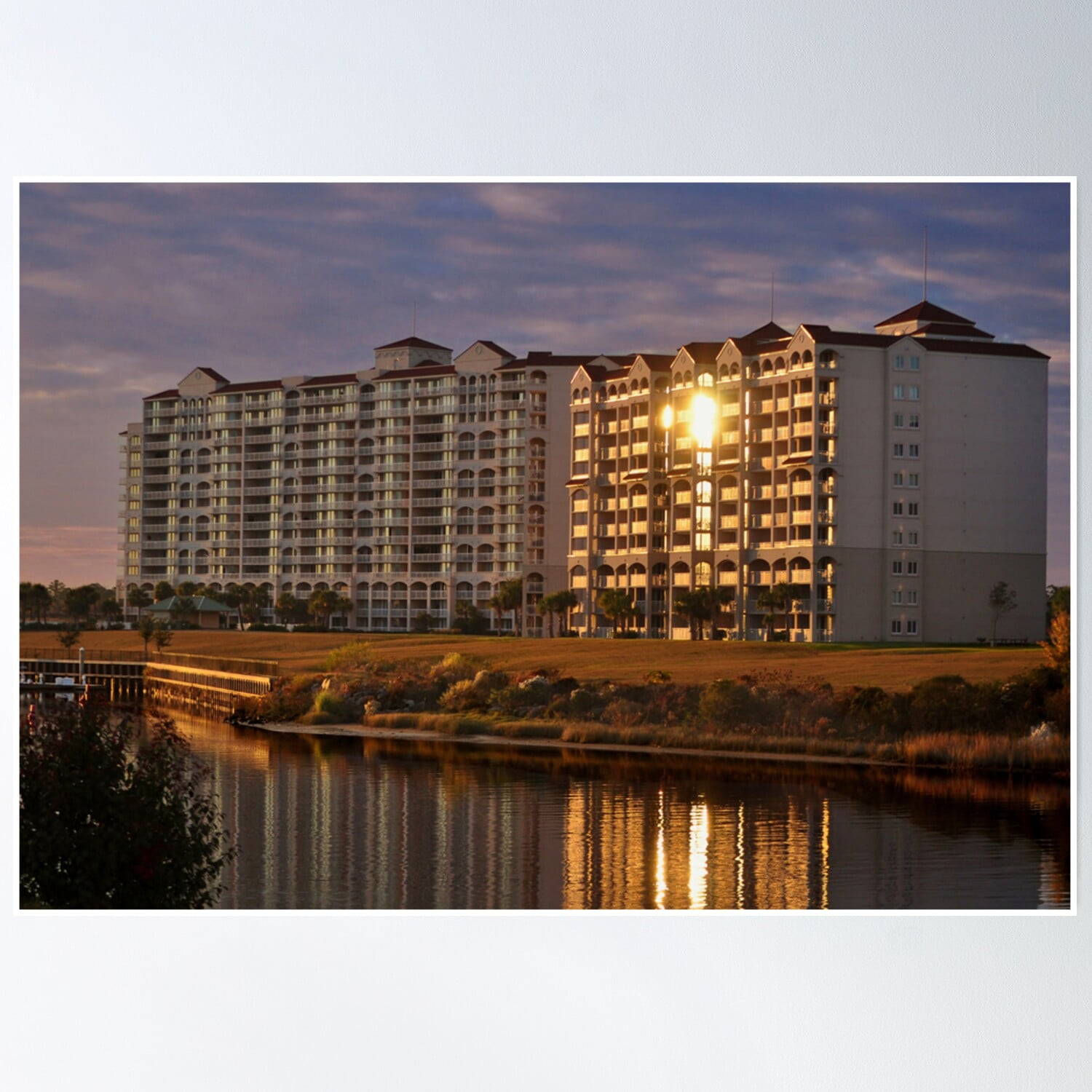 Modroom Life On The Inter-Coastal Waterway Poster Wall Art, Modern Wall ...