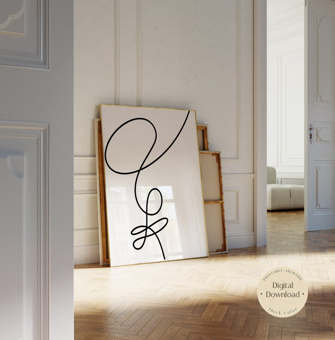 Modroom Line Art, Minimalist Poster, Minimalist Print, Modern Art ...