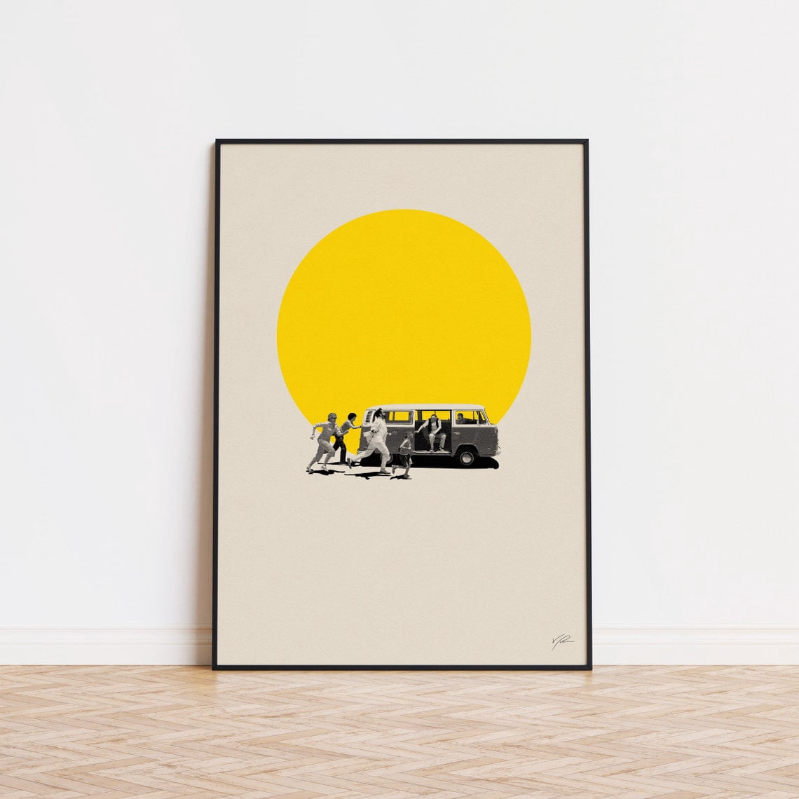 Modroom Little Miss Sunshine Inspired Poster | Mid Century Modern ...