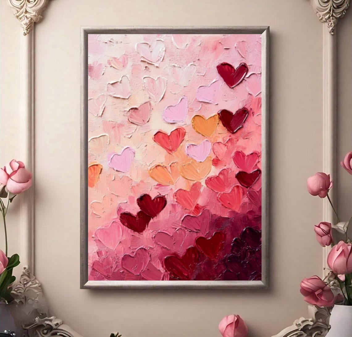 Modroom Love Day Print, Love Day Art, Love Day Print, Heart Print ...