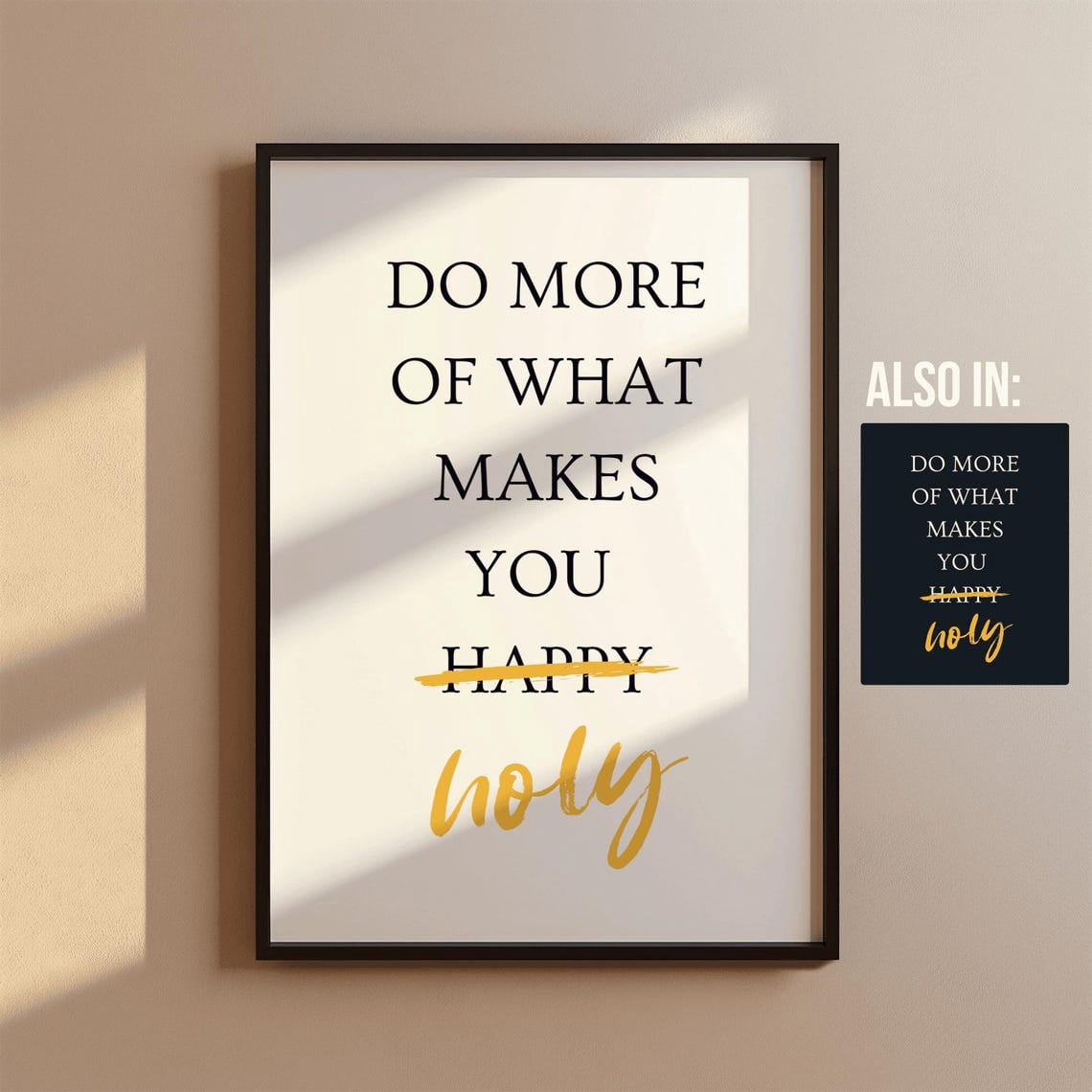 Modroom What Makes You Holy Christian Wall Art, Catholic Print ...