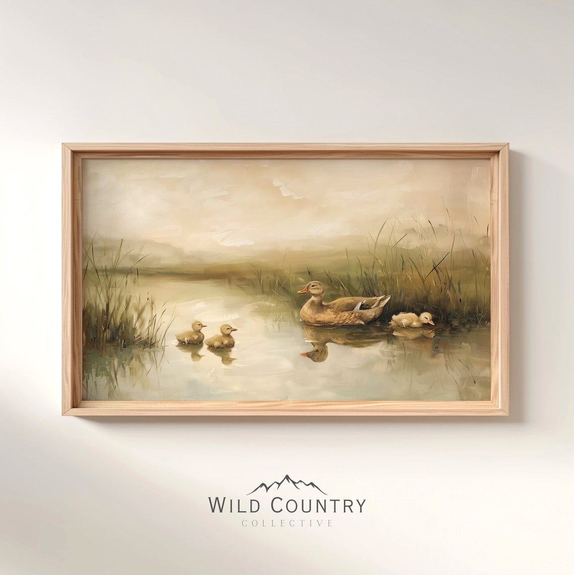 Modroom Mama Mallard Duck Poster Print Vintage Woodland Animal ...
