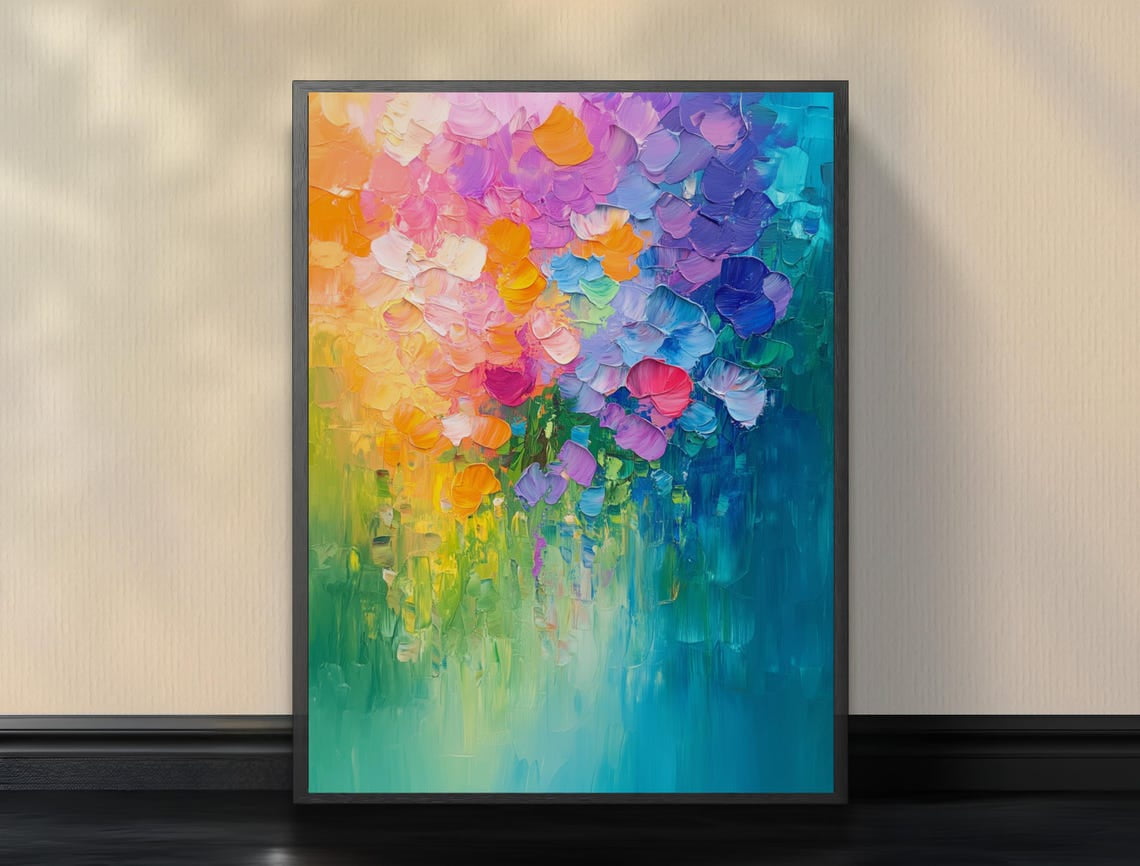 Modroom Maximalist Abstract Poster, Colorful Poster, Bold Dopamine ...