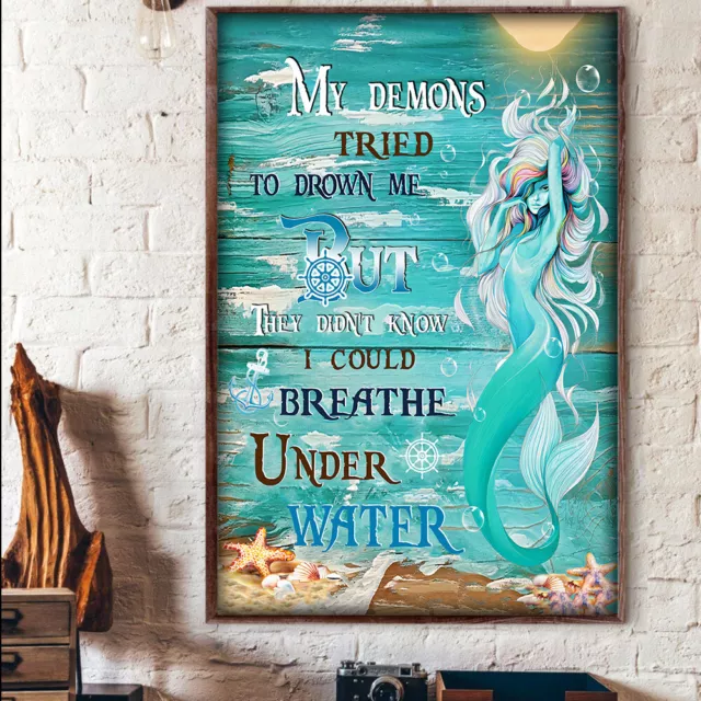 Modroom Mermaid My Demons Tried To Drown Me I Could Breathe Under Water ...