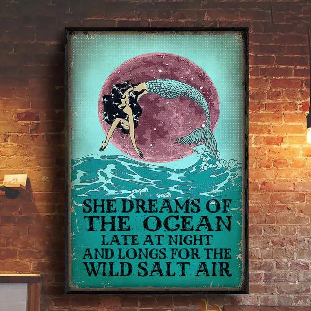 Modroom Mermaid She Dreams Of The Ocean Late At Night And Longs For The ...