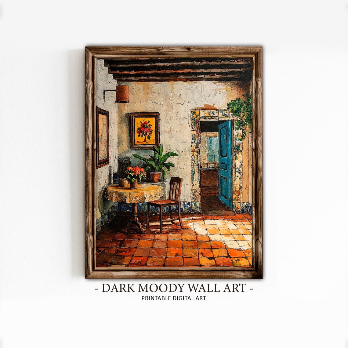 Modroom Mexican House Print, Mexican, Traditional Mexican Home Kitchen ...