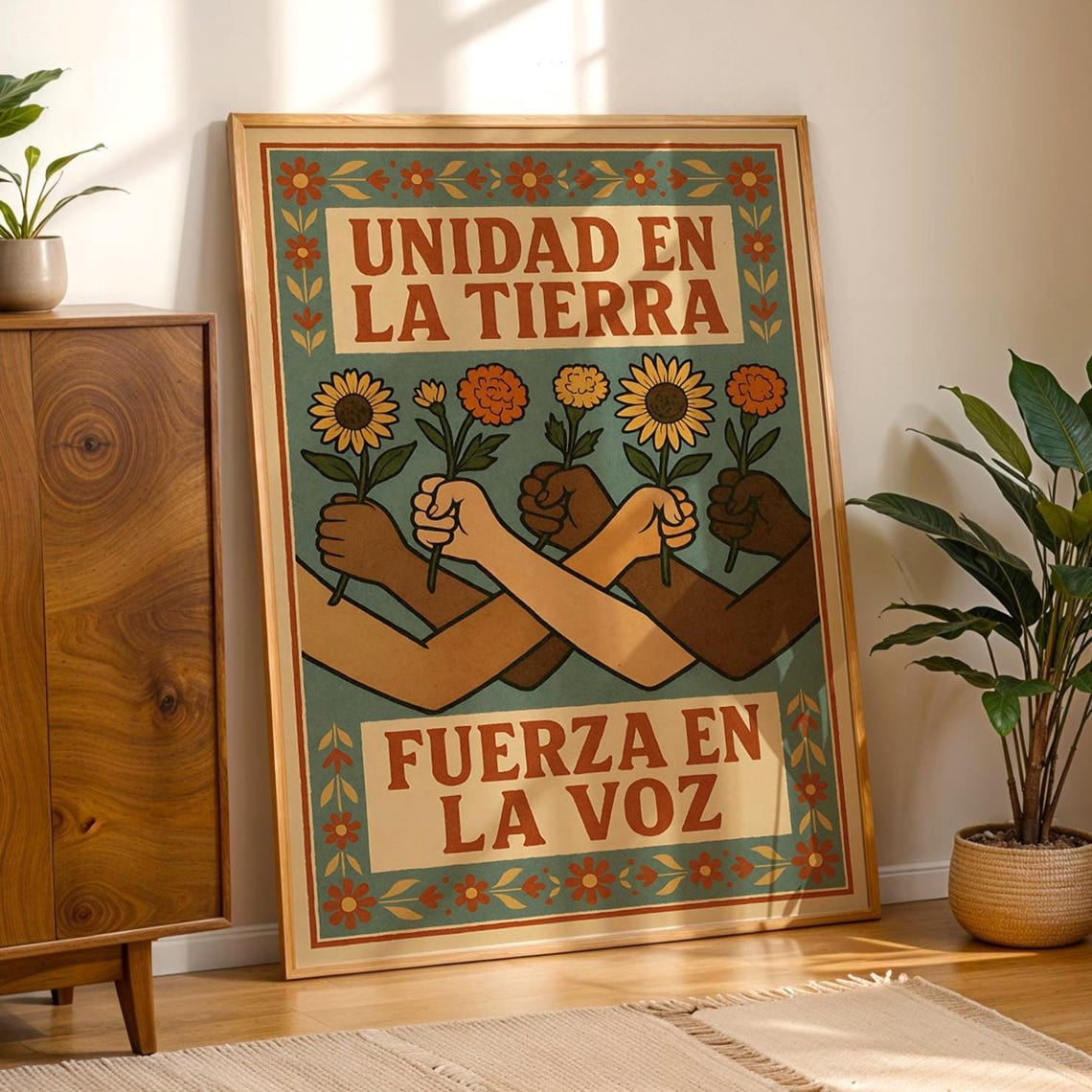 Modroom Mexican Immigrant Latinx Poster Hispanic Heritage Decor Latino ...