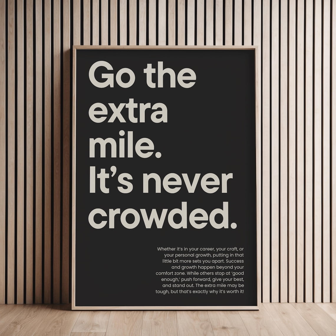 Modroom Motivation Poster Fitness Gym Decor Go The Extra Mile. It'S ...