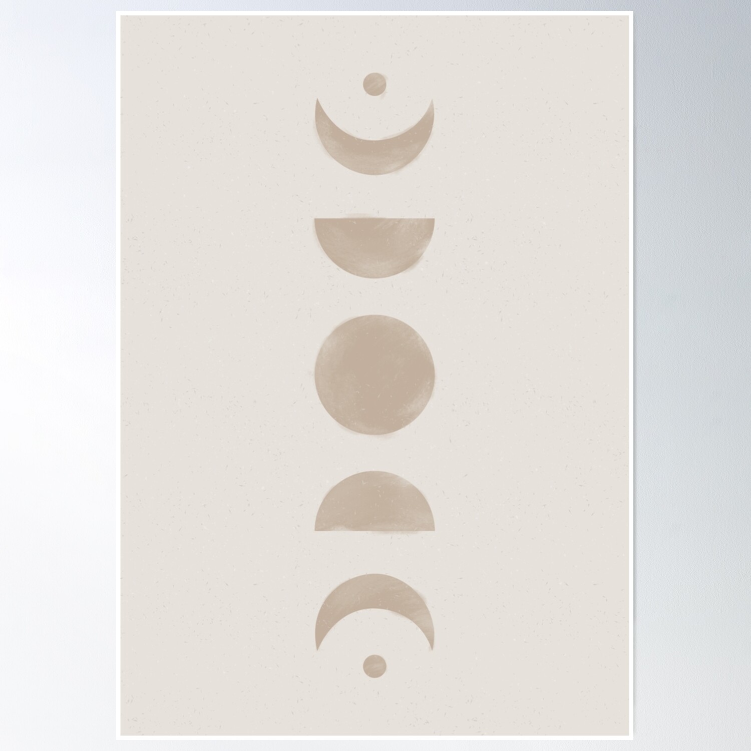 Modroom Mystical Moon Phases Poster Wall Art, Modern Wall Decor, 8x12 ...