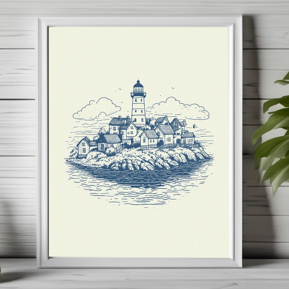 Modroom Nautical Art Print, Coastal Print, Coastal Art Print For Beach ...