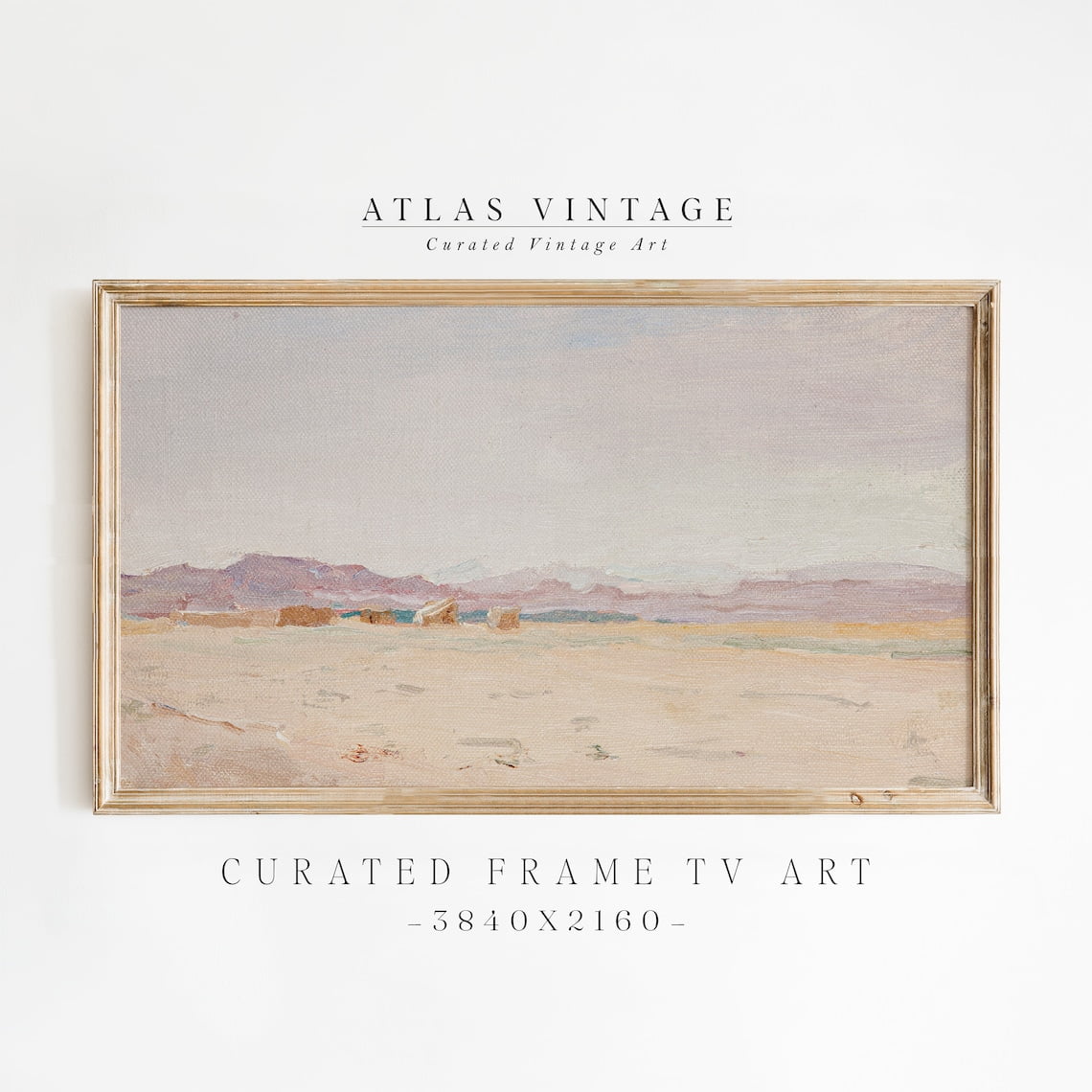 Modroom Neutral Abstract Landscape Art, Muted Tonal, Warm Tone Summer ...