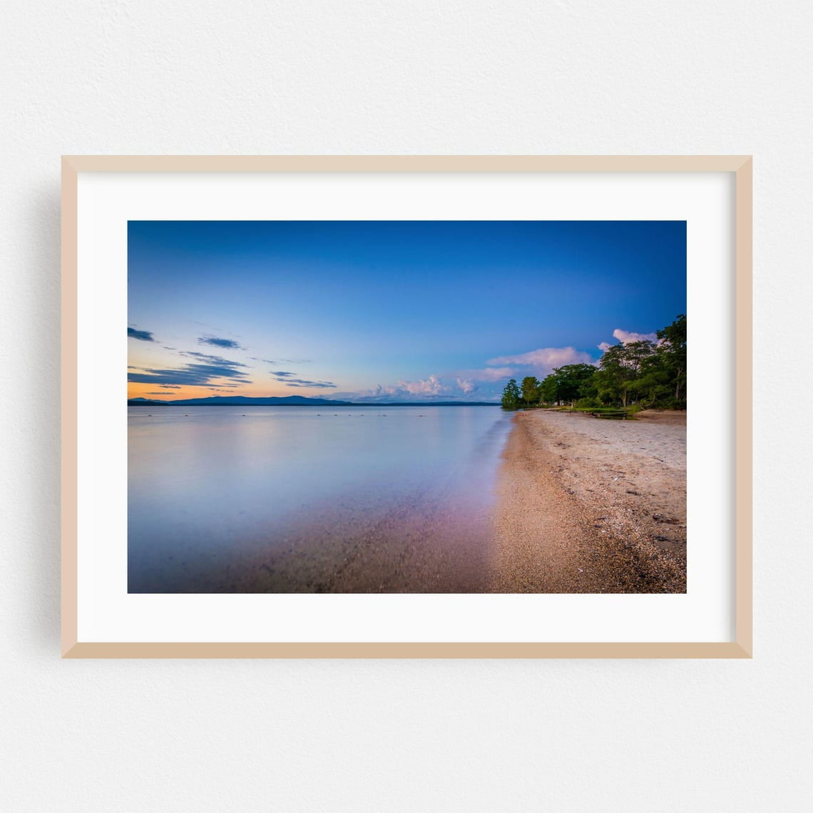 Modroom New Hampshire Print, Beach Wall Art, Coast Art, Sunset Home ...