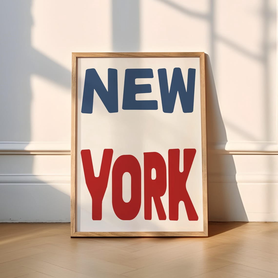 Modroom New York Print | 5 Colours | Travel (New York City Poster, Nyc ...