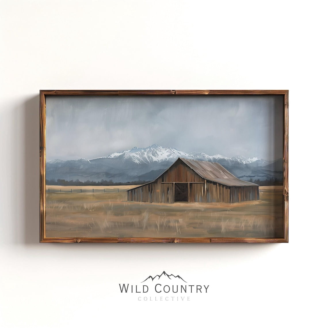 Modroom Old Wood Barn Poster Vintage Farm Landscape Rustic Cabin Wall ...