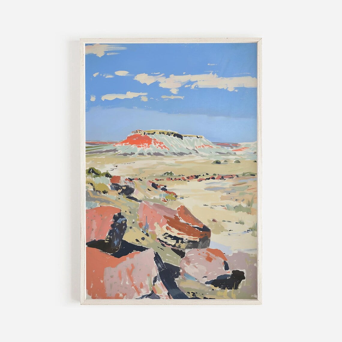 Modroom Petrified Forest National Park Print, Landscape, Petrified Wood ...