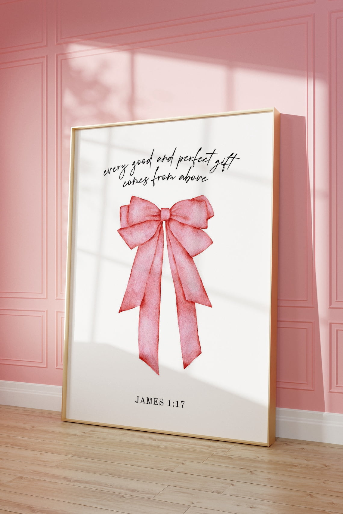 Modroom Pink Christian Every Good And Perfect Gift Is From Above Bible ...
