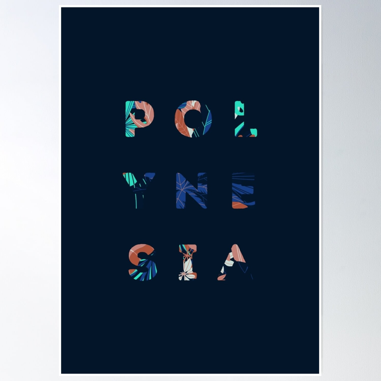 Modroom Polynesia Poster Wall Art, Modern Wall Decor, 8x12 UNFRAMED ...