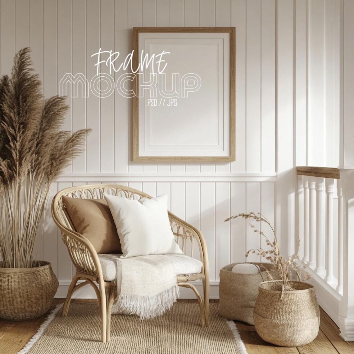 Modroom Psd Jpg Vertical Mockup, Farmhouse Entryway Wall Art Mockup ...