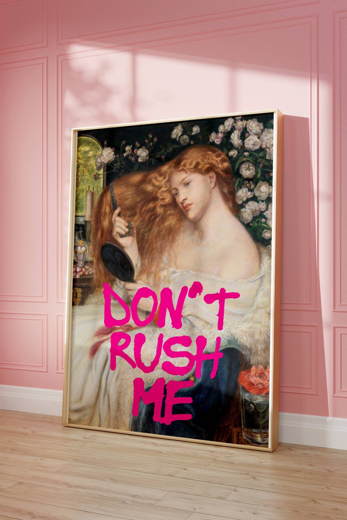 Modroom Don'T Rush Me Poster, Trendy Vintage Prints, Edgy Wall Art ...