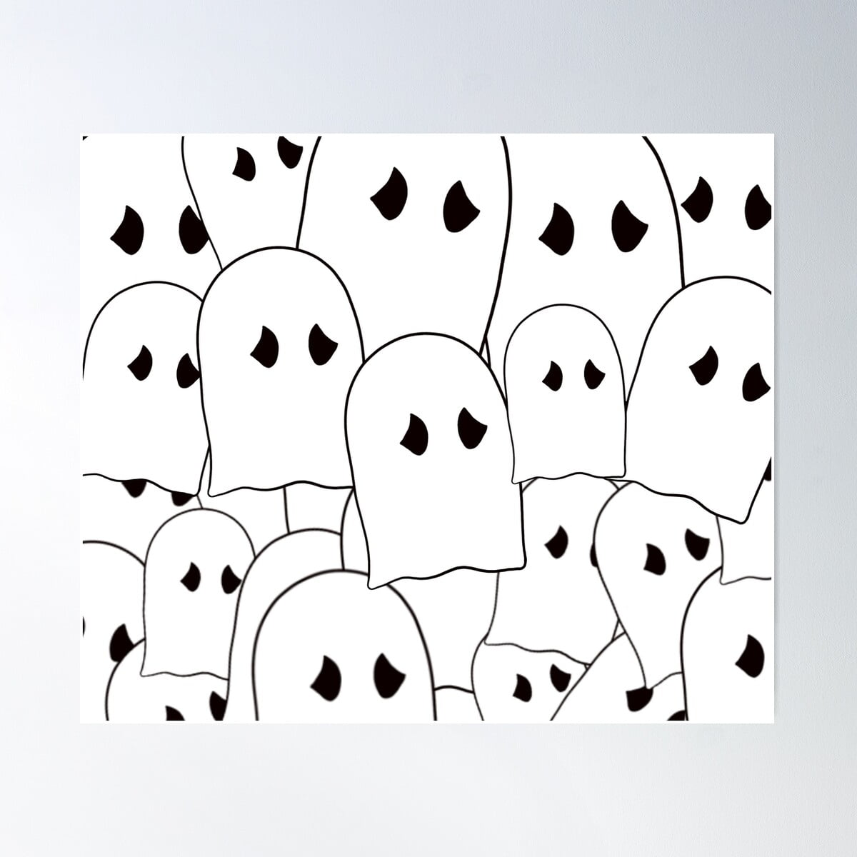 Modroom Sad Ghost Multi Poster, Modern Decor, 24x36 UNFRAMED - Walmart.com