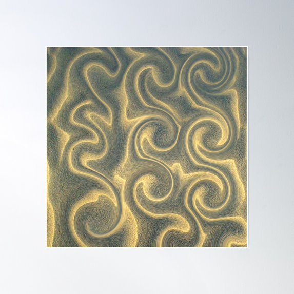 Modroom Sand Poster Wall Art, Modern Wall Decor, 30x30 UNFRAMED ...