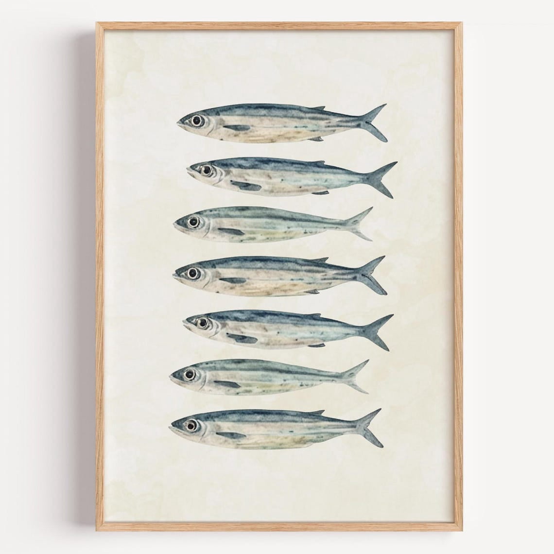 Modroom Sardine Wall Art Coastal Grandmother Kitchen Decor, Vintage ...