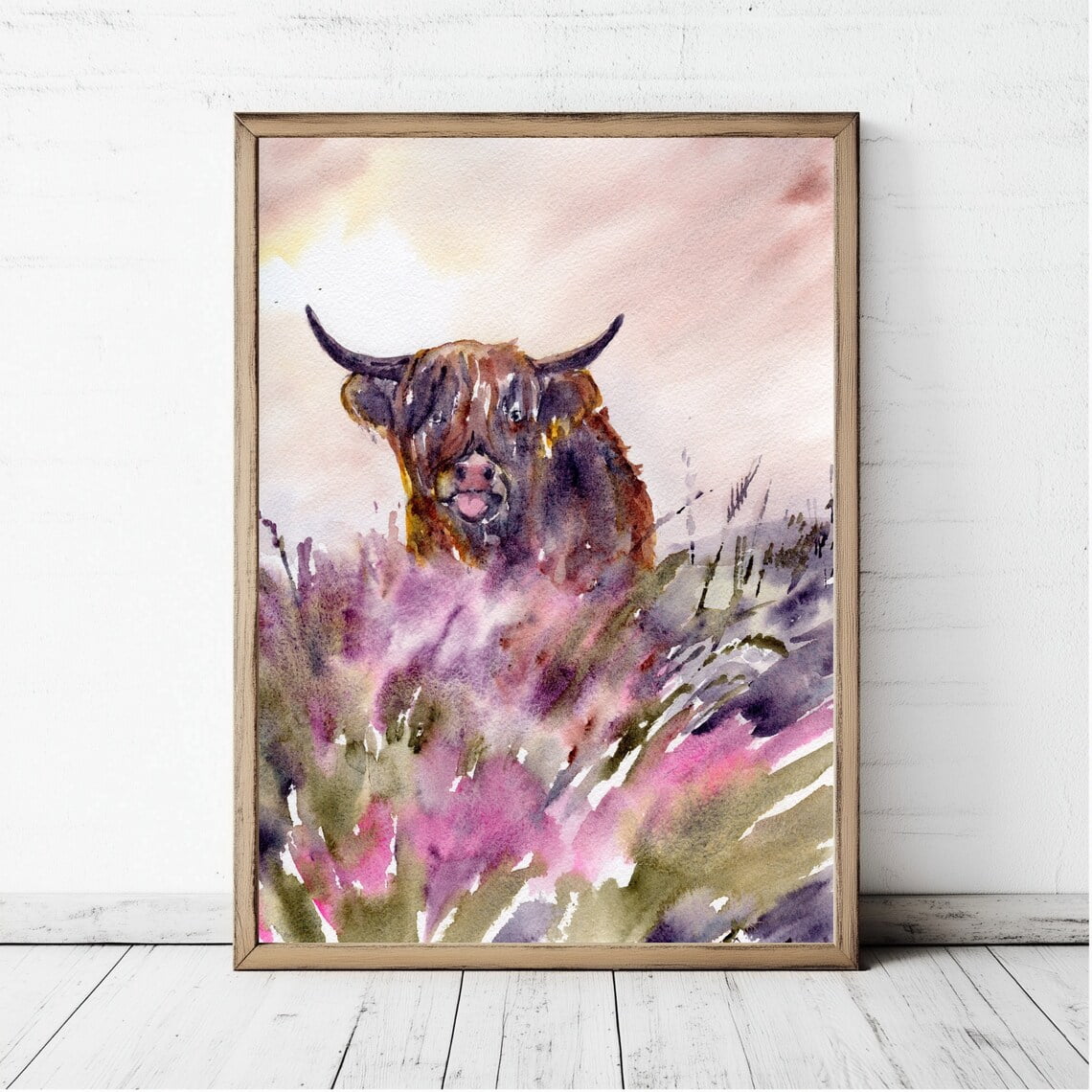 Modroom Scotland Painting Scottish Landscape Fine Art Large Print ...