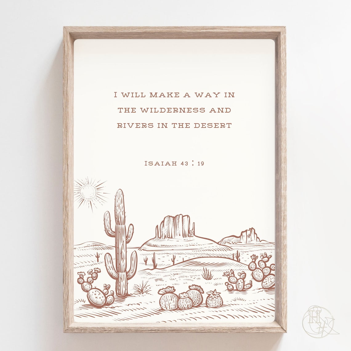 Modroom Scripture Wall Art Western Home Decor, Modern Christian Art ...