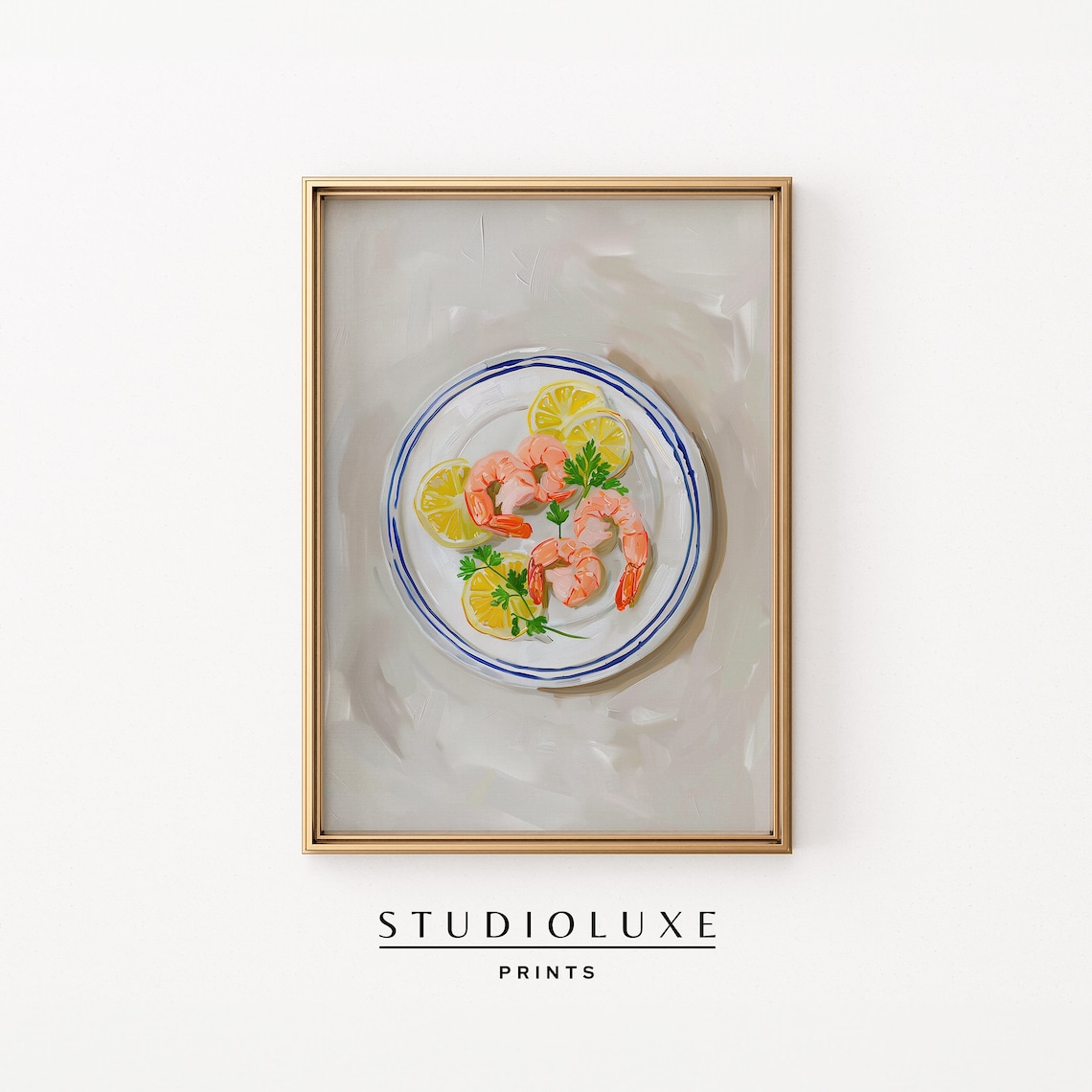Modroom Shrimp Seafood Print | Coastal Granddaughter Prints | Kitchen ...