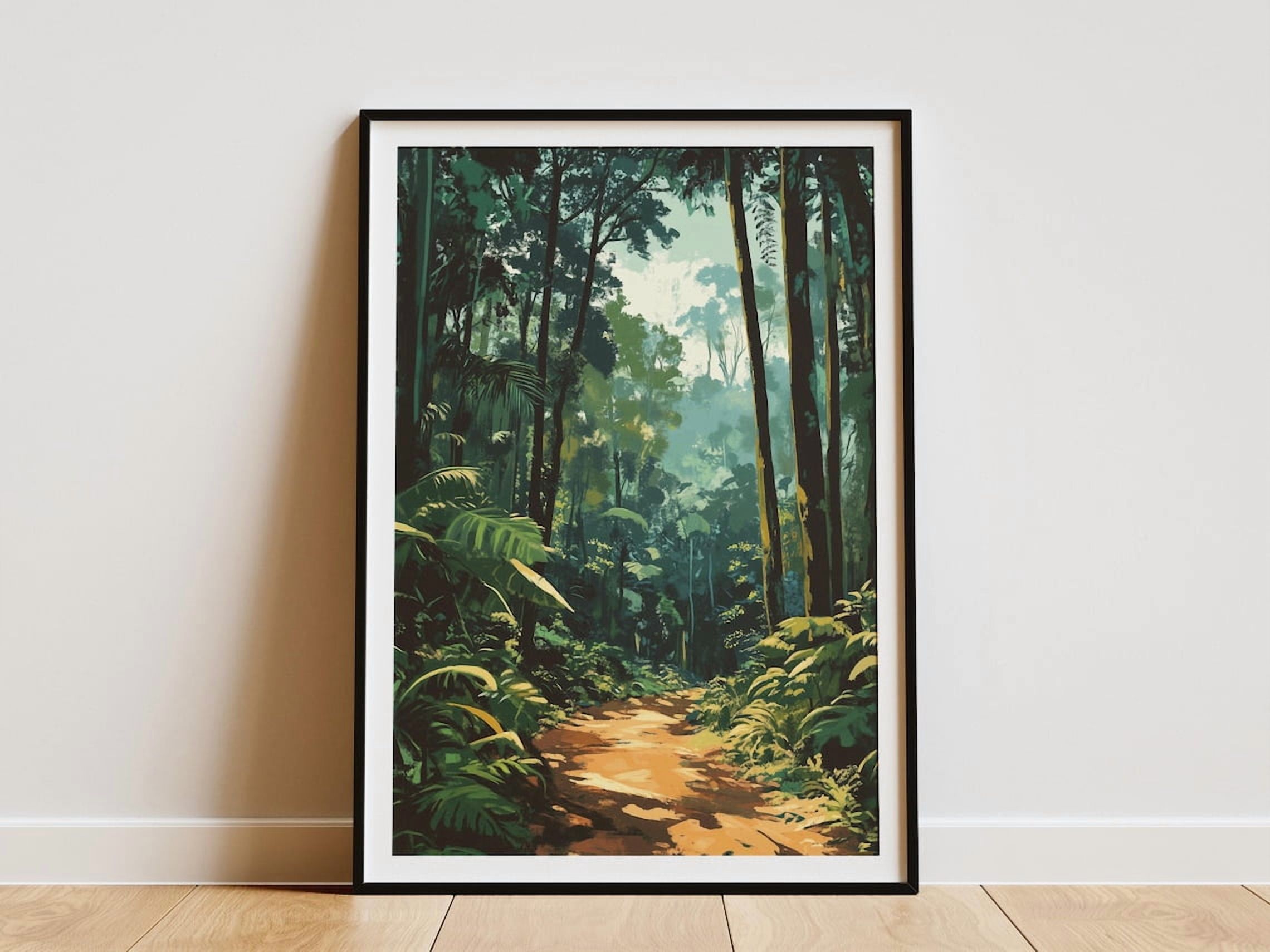 Modroom Sinharaja Forest Reserve Poster Sri Lanka Travel Print Tropical ...