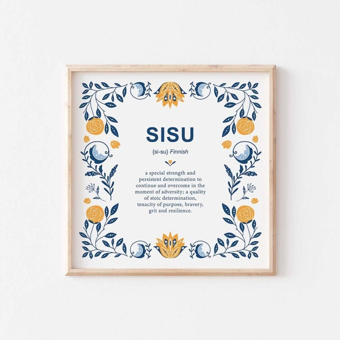 Modroom - Sisu Definition Print, Finnish Definition, Nordic Print, Sisu ...