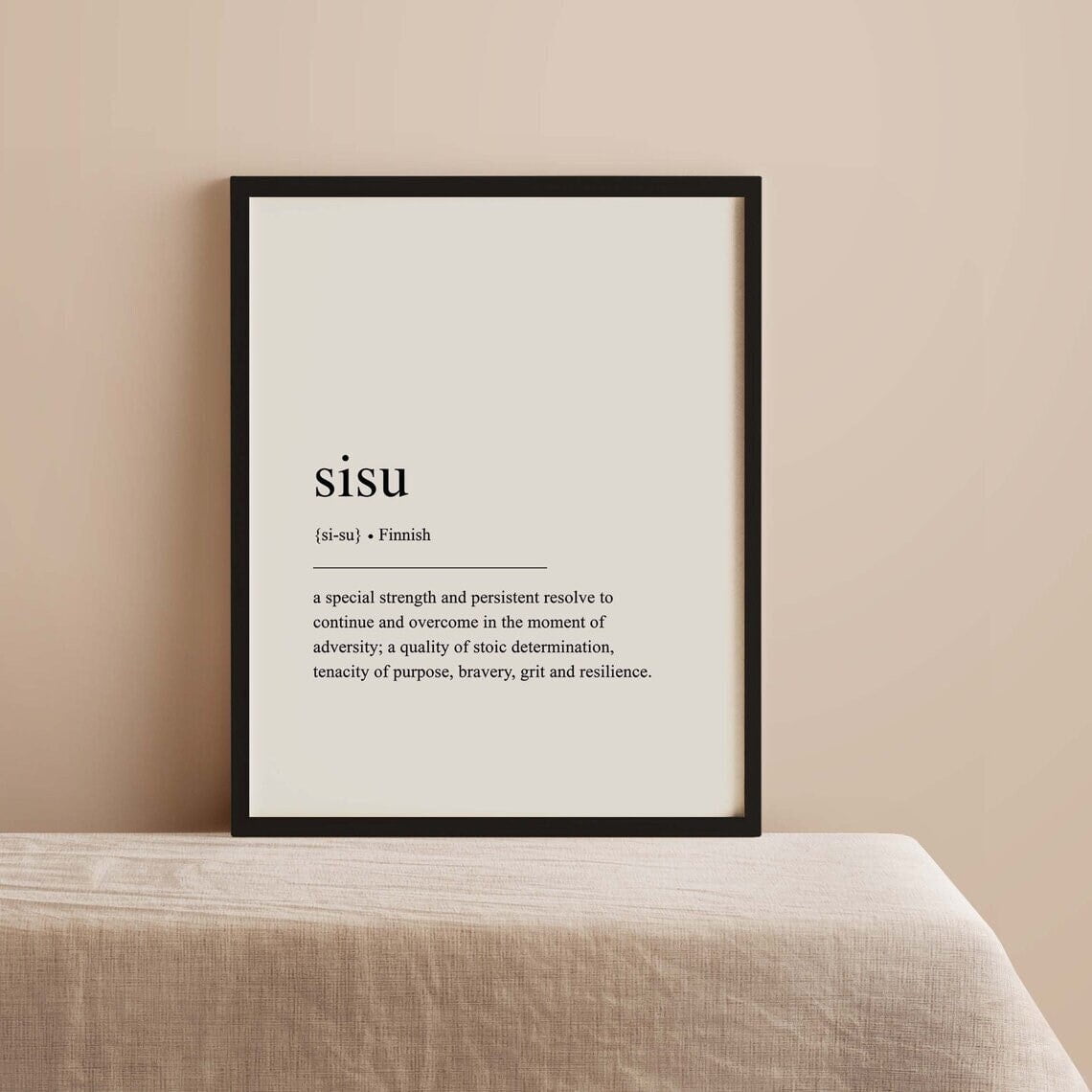 Modroom - Sisu Definition Print, Finnish Definition Print, Nordic Print ...