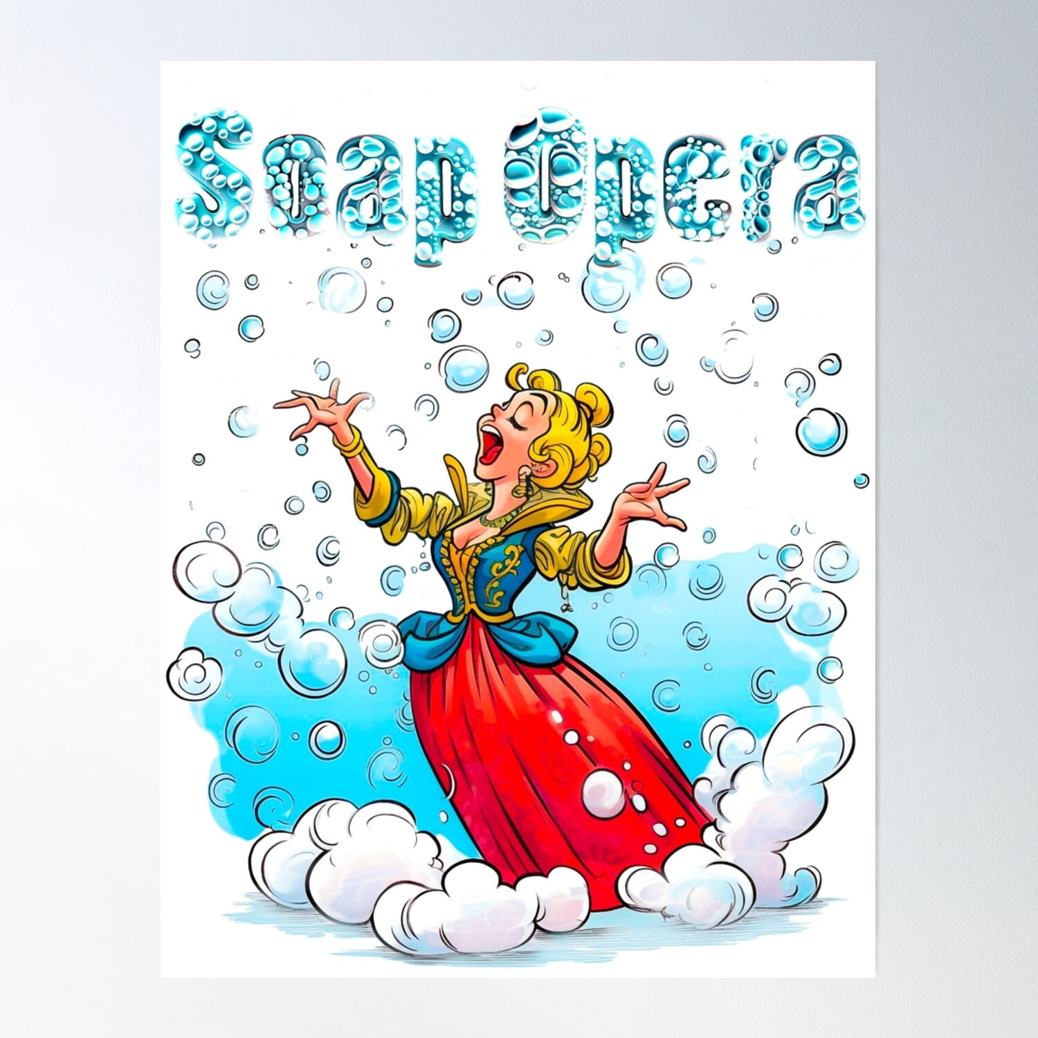 Modroom Soap Opera Poster Wall Art, Modern Wall Decor, 12x18 UNFRAMED ...
