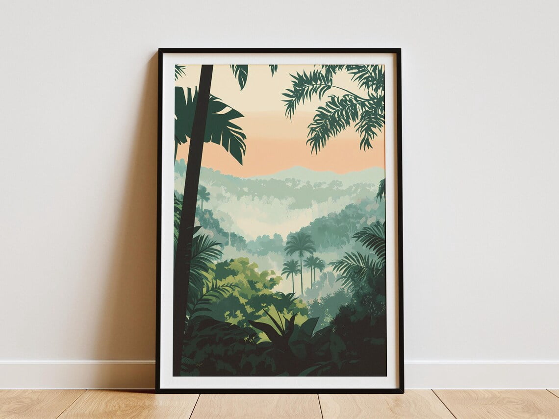 Modroom Sri Lanka Sinharaja Forest Reserve Poster Tropical Rainforest ...