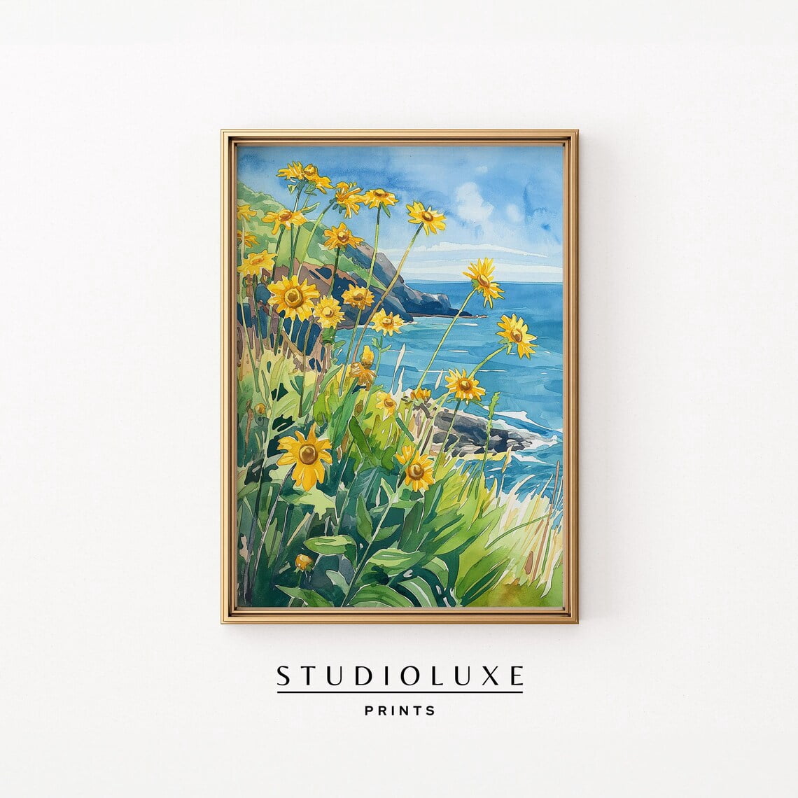 Modroom Summer Daisies Print | Coastal Wall Art | Trendy Apartment ...