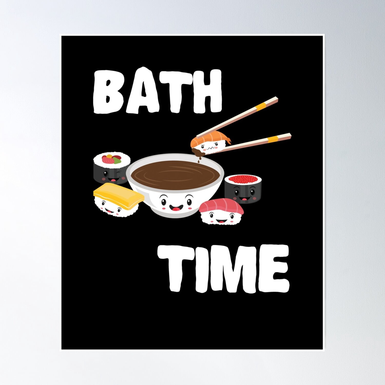 Modroom Sushi Family Bath Time Kawaii Japanese Sashimi Maki Nigiri Soy ...