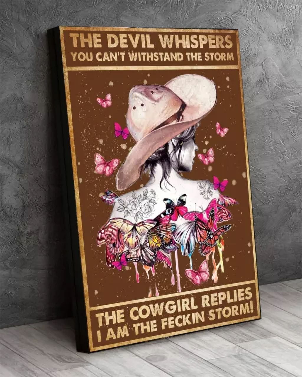 Modroom The Devil Whispers Cowgirl Replies I Am The Feckin Storm Horses ...
