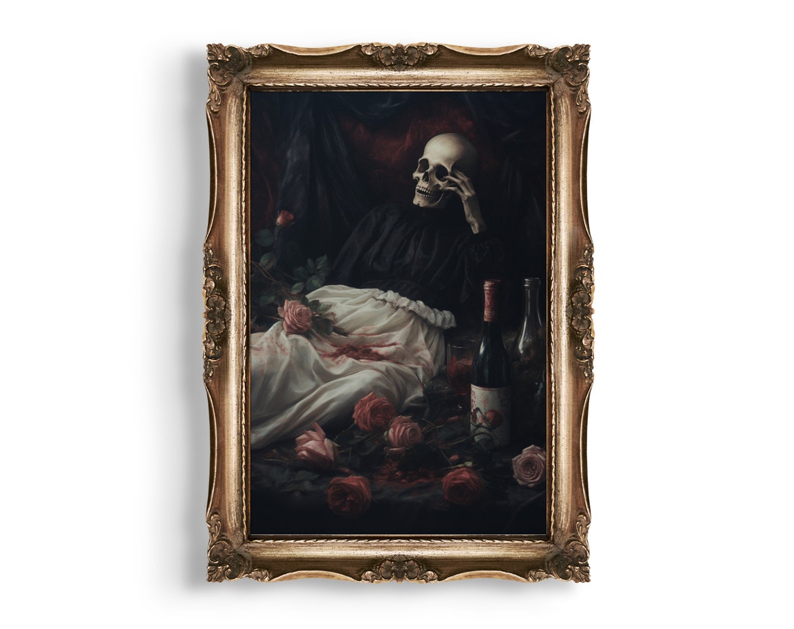 Modroom The Lonely Poster Gothic Dark Academia Moody Macabre Wall Art ...