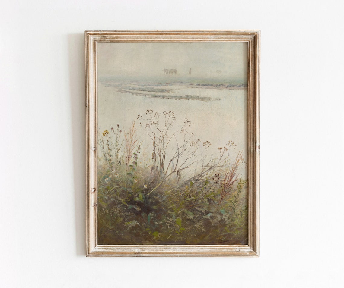 Modroom The Shore | Vintage Shoreline Botanical Landscape | Serene ...