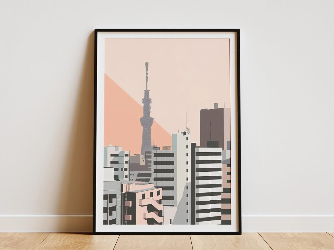 Modroom Tokyo Cityscape Japanese City Modern Architecture Tokyo Tower ...