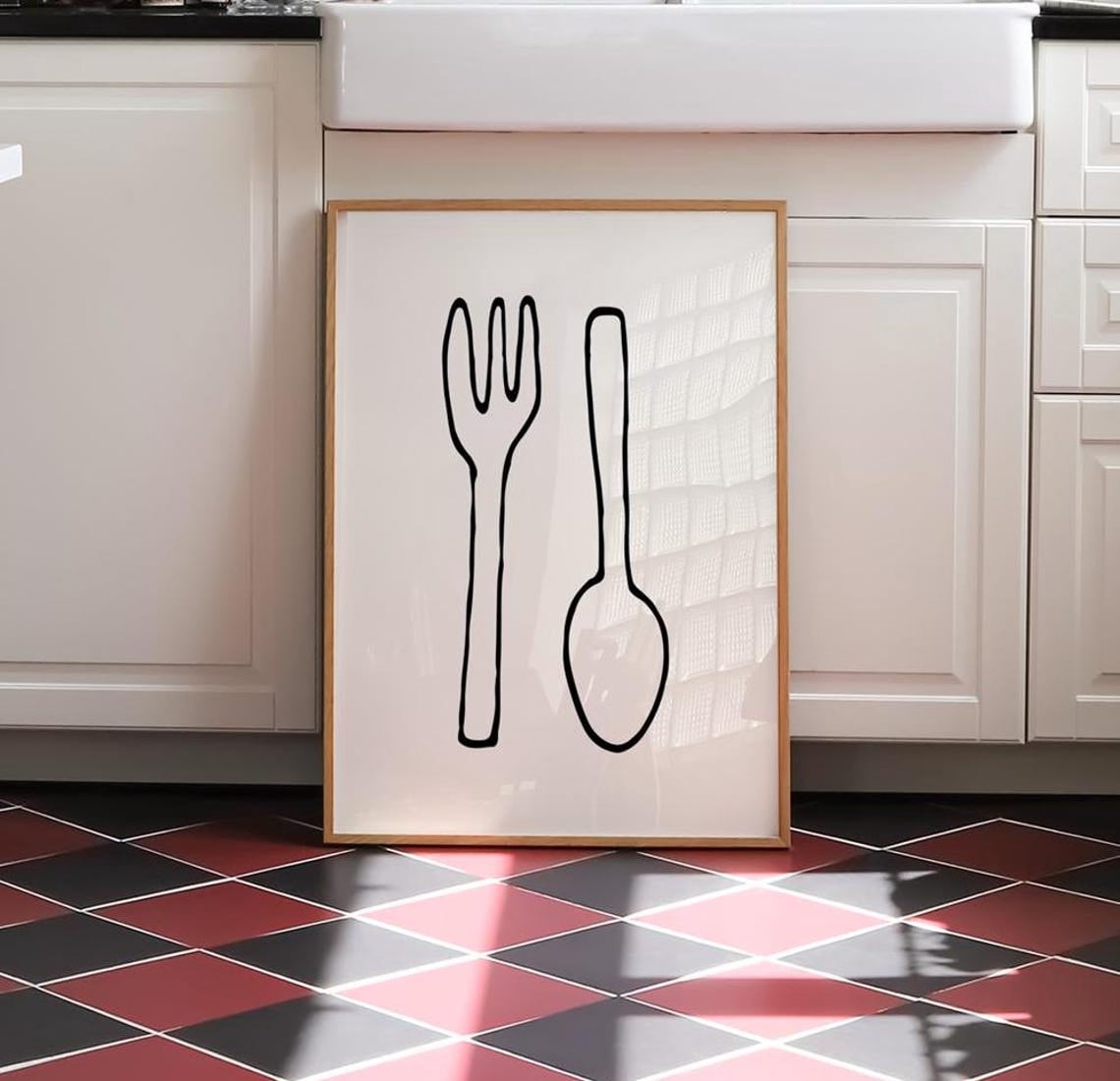 Modroom Trendy Kitchen Wall Art Aesthetic Kitchen Food Art Print ...