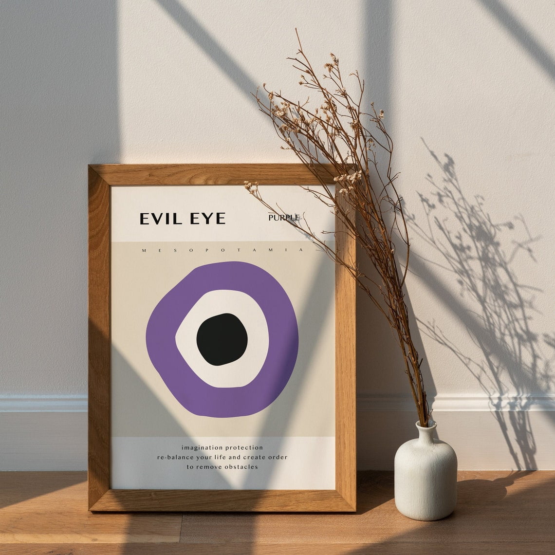 Modroom Trendy Wall Art *Evil Eye Series* Meaningful And Inspirational ...